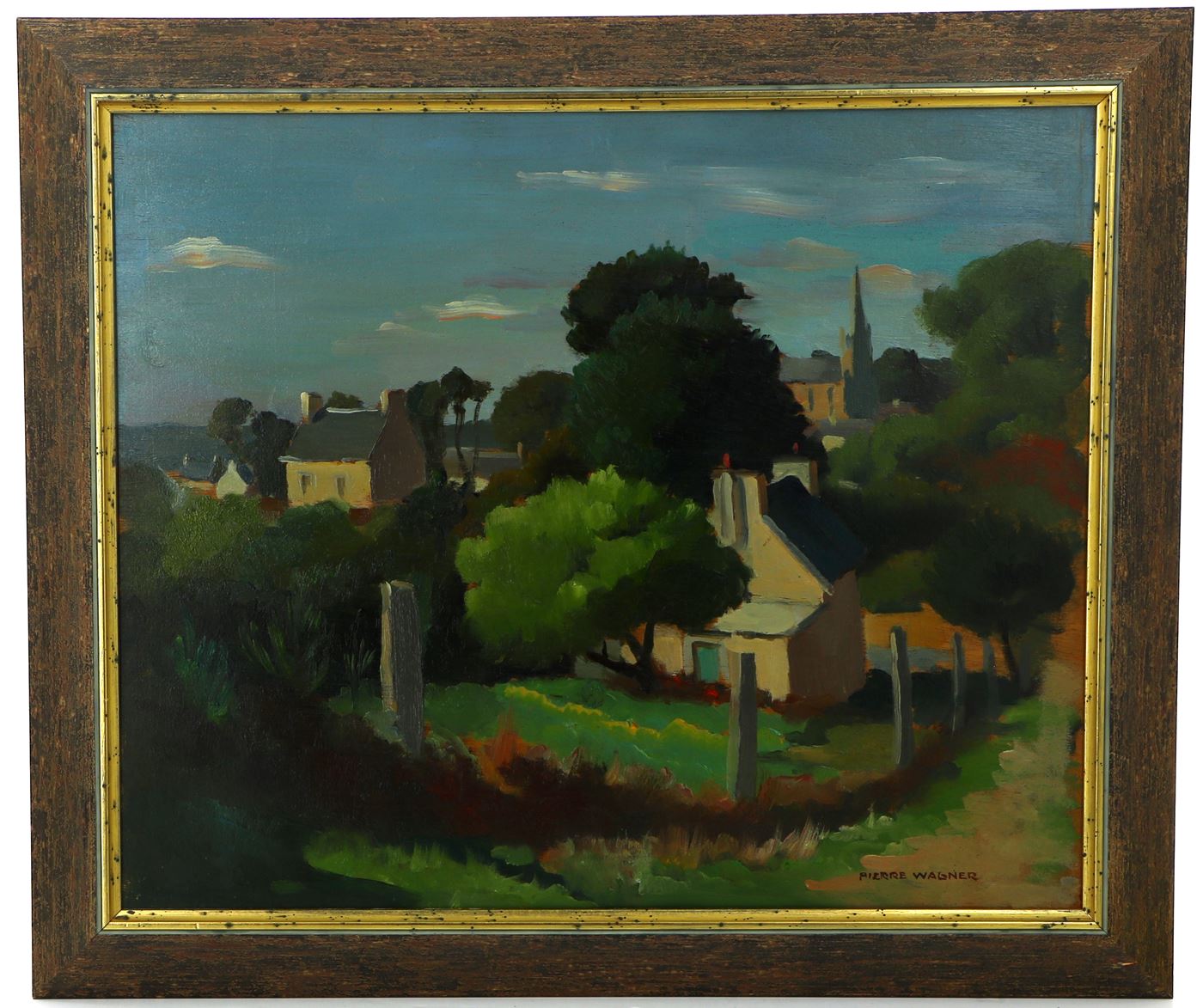 Pierre WAGNER (1897-1943) "Paysage de Paimpol", - Quimper Enchères